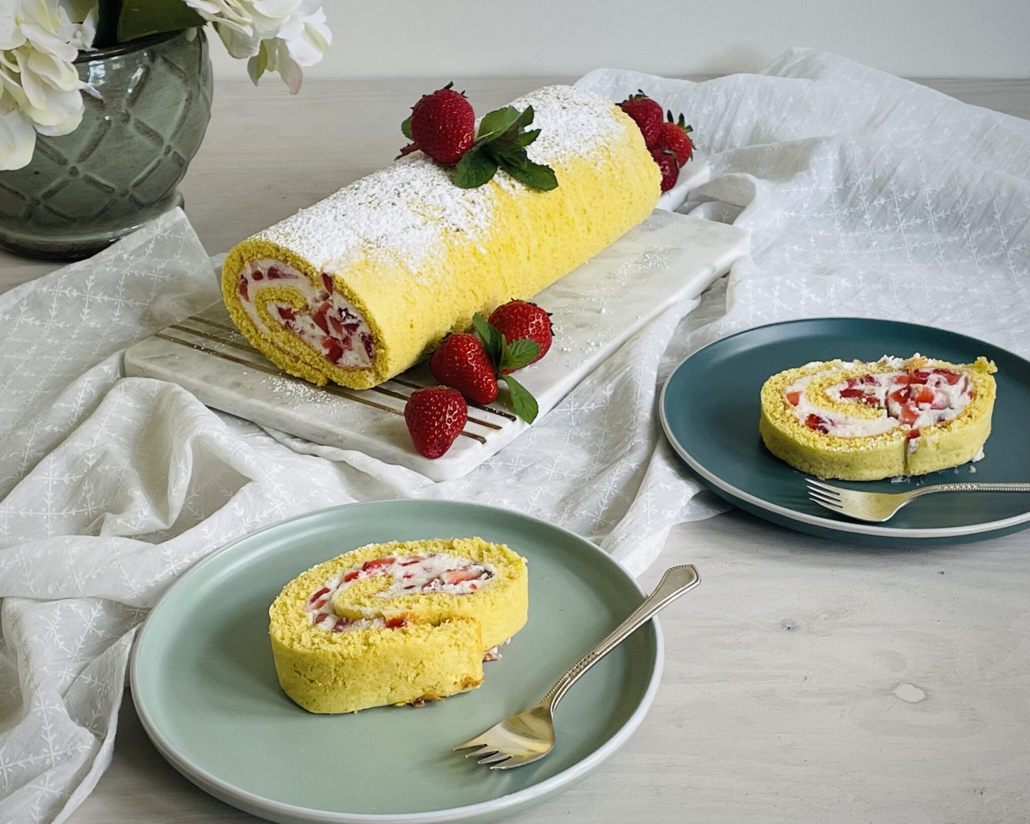 Erdbeer-Rolle | katrin-backt